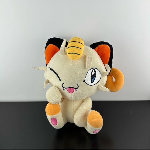 Pokemon | Toys | Pokemon Meowth Winking Plush Wink Stuffed Yellow ...
